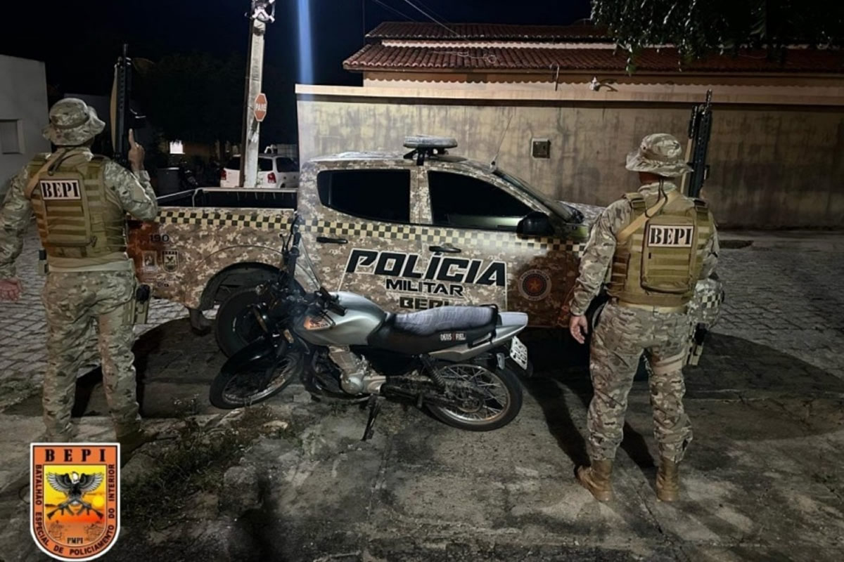 Homem é detido por irregularidades em motocicleta durante patrulhamento ...