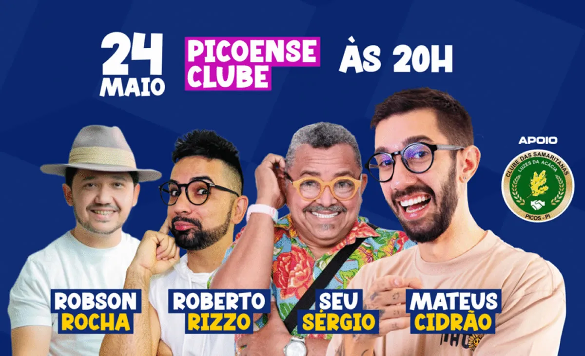 Festival de Humor promete noite de risadas e música neste sábado (24) em Picos - PORTAL ...